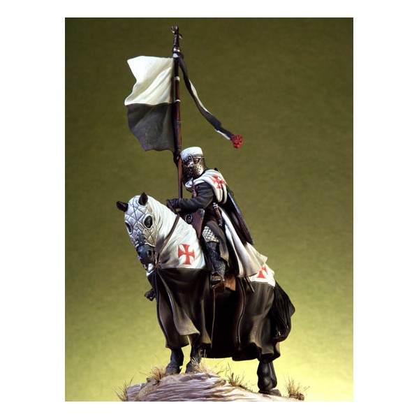 Templar Knight with Baucant 1200-1230 | Art Girona