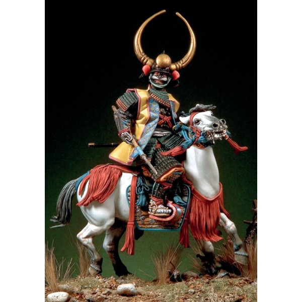Daimyo, Mounted Japanese War Lord, Azuchi-Momoyama period (1568-1600 ...