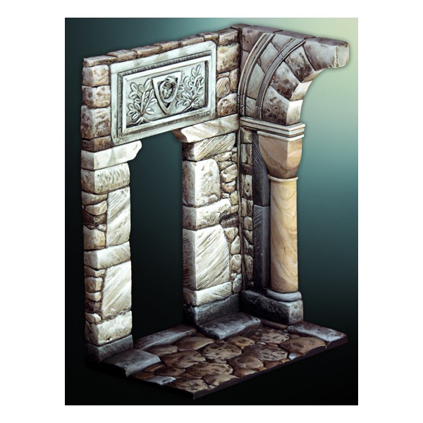 Medieval castle corner - Art Girona