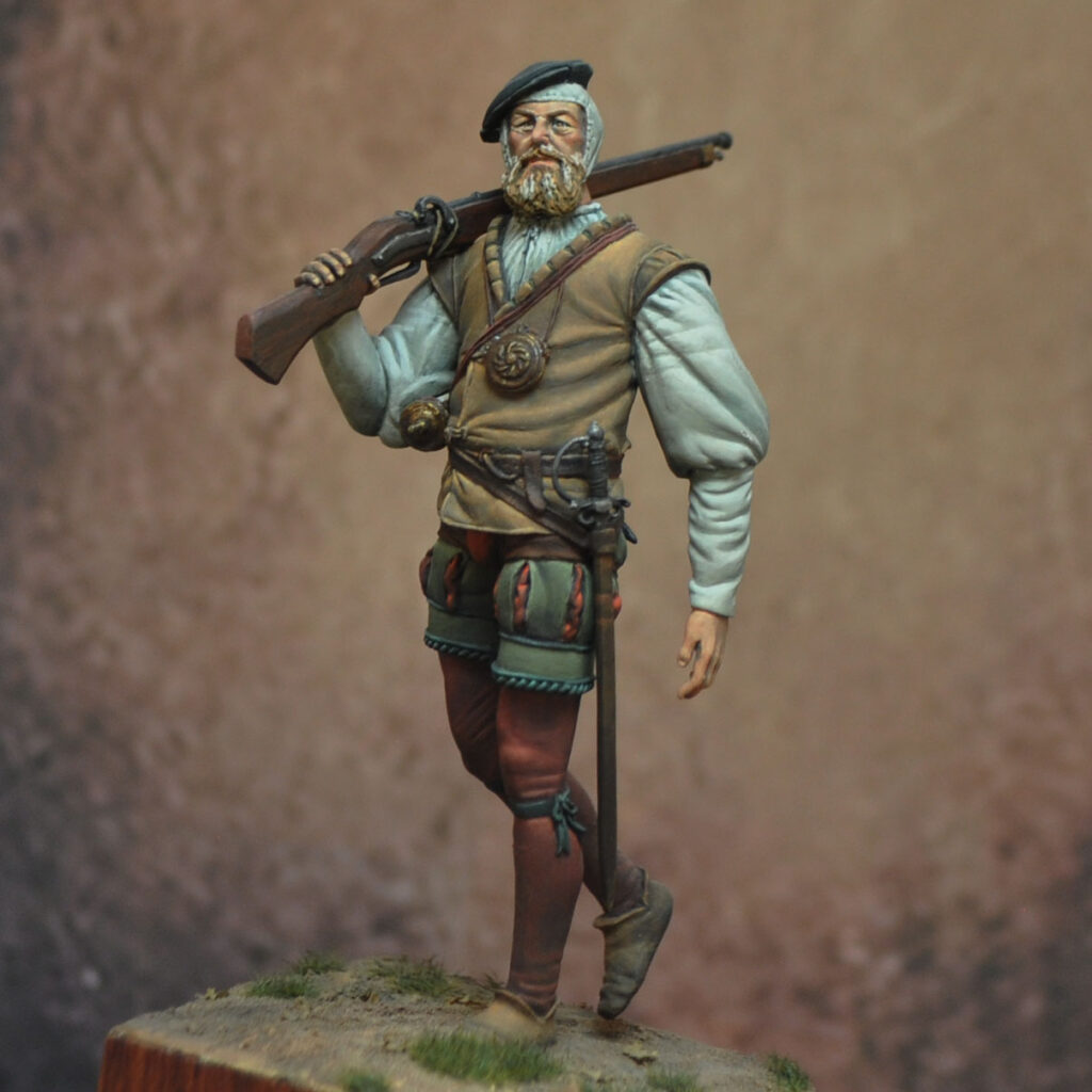 Spanish Arquebusier, Pavia 1525 - Art Girona