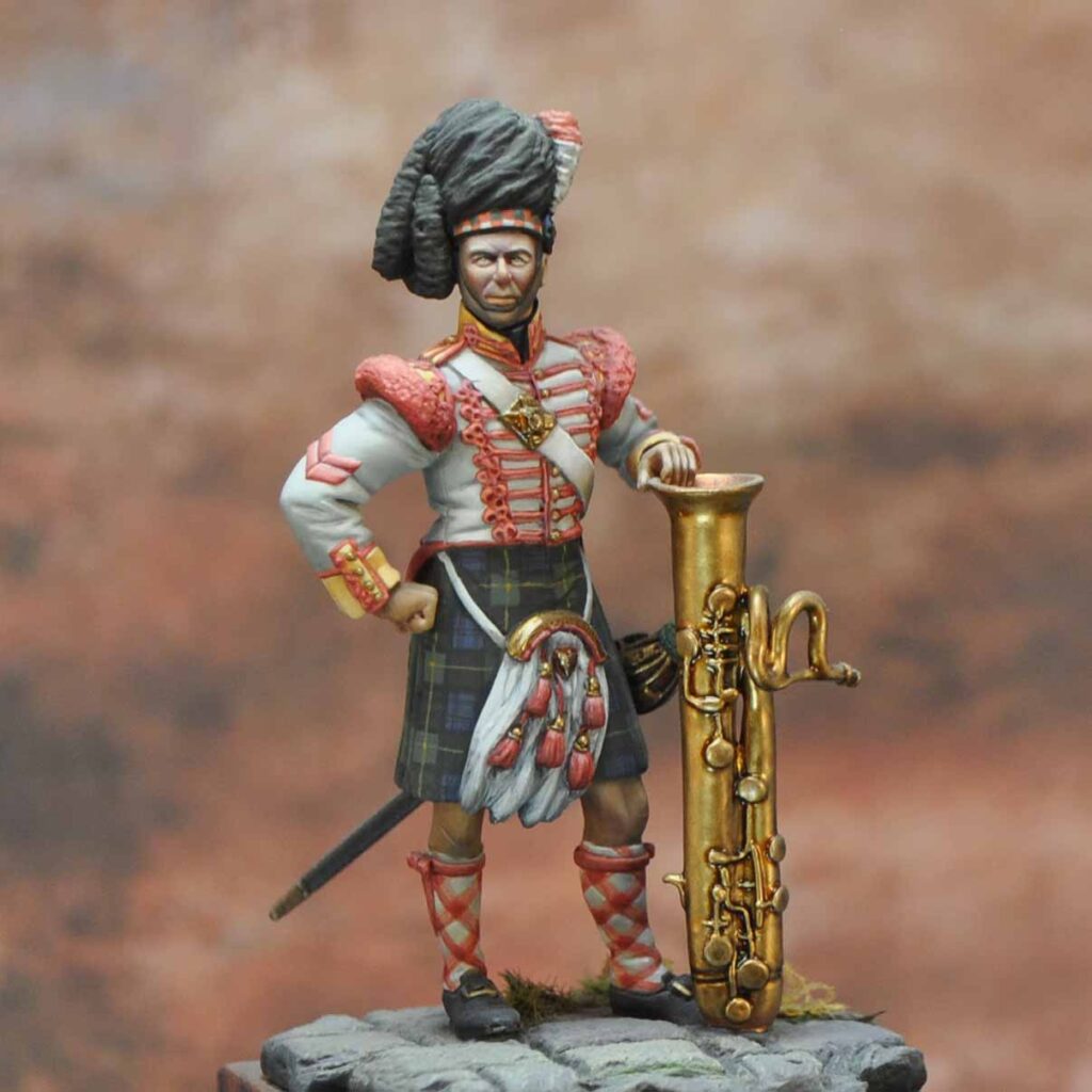 92nd Highland Regiment of foot 1838, Oficleide - Art Girona
