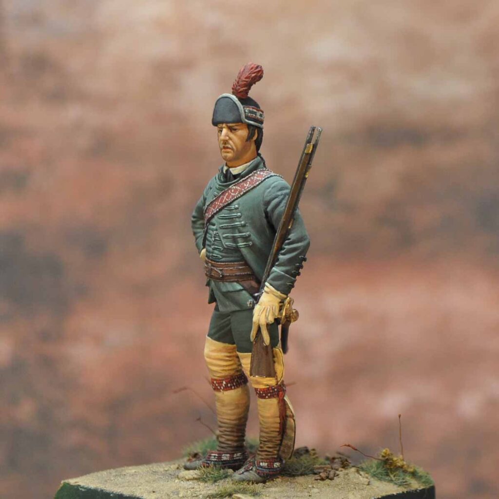 Officer Roger’s Ranger. American colonial troops, 1758 - 1761 - Art Girona