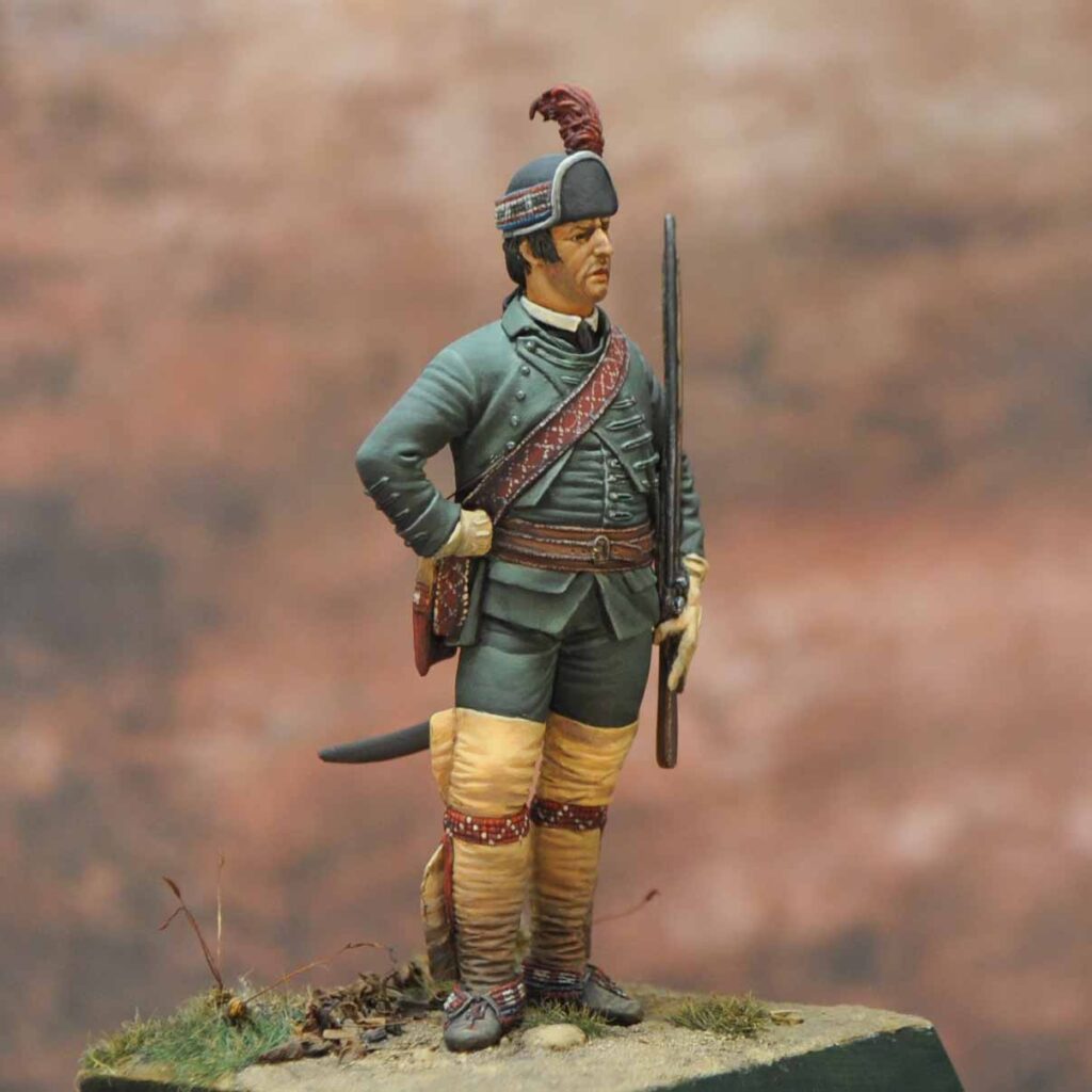 Officer Roger’s Ranger. American colonial troops, 1758 - 1761 - Art Girona