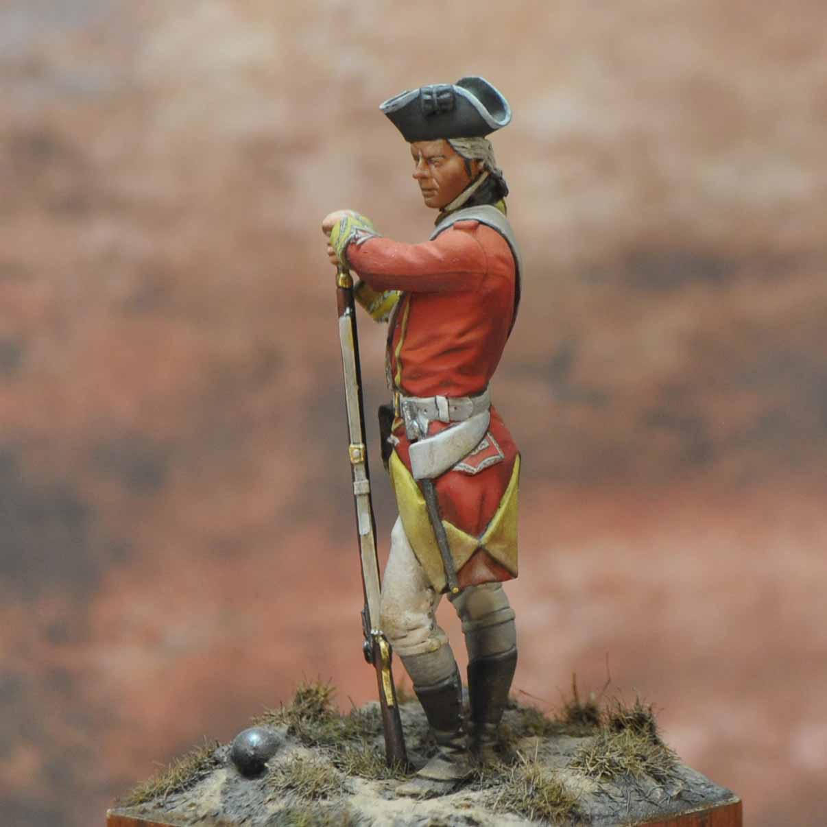 Private 29th Line Regiment. Independence War, Boston 1770 - Art Girona Private 29th Line Regiment. Independence War, Boston 1770 - Art Girona
