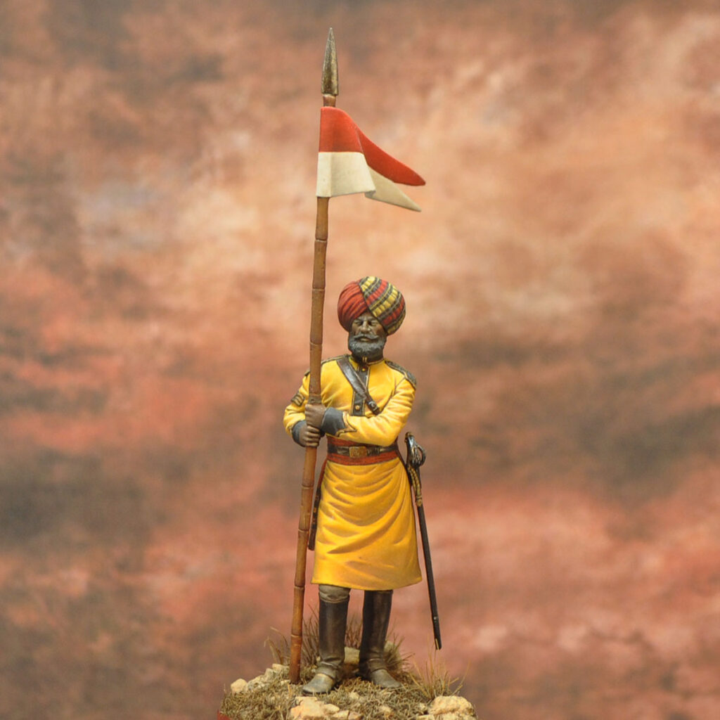 1st Bengal Cavalry Lancer. Skinner's horse, Duffadar 1896 - Art Girona