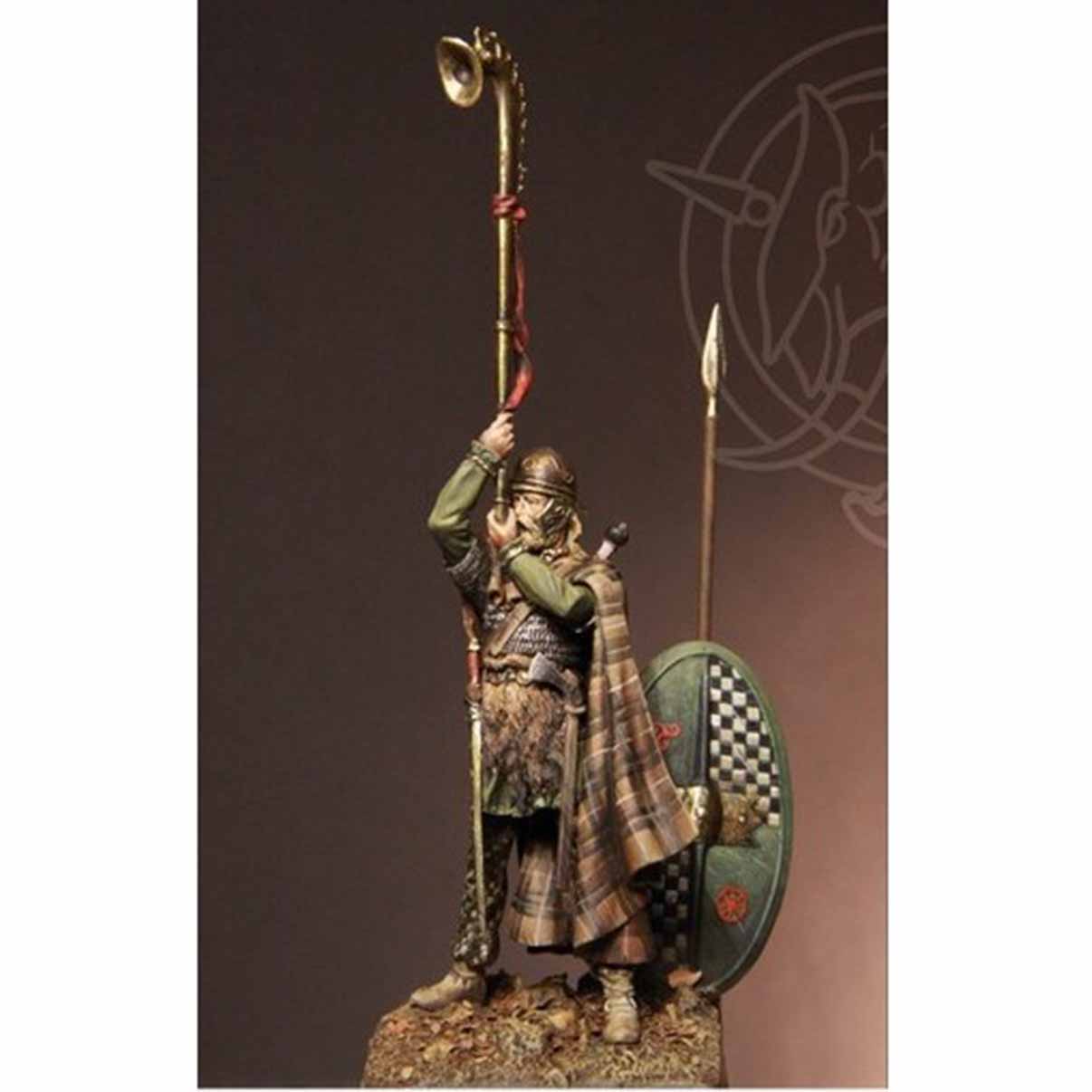 Gallic Warrior with Carnyx - I Century B.C. - Art Girona