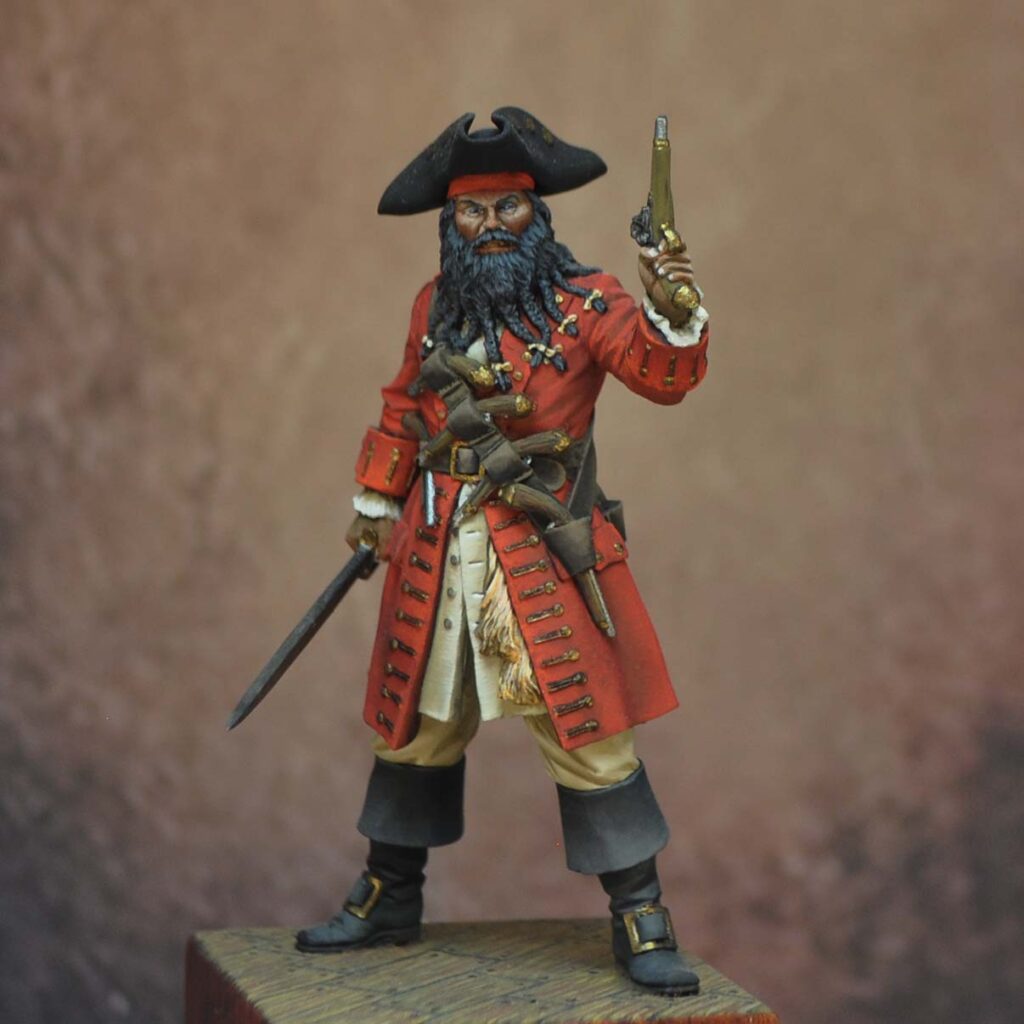 Edward Teach ‘Blackbeard’, 1680-1718 - Art Girona