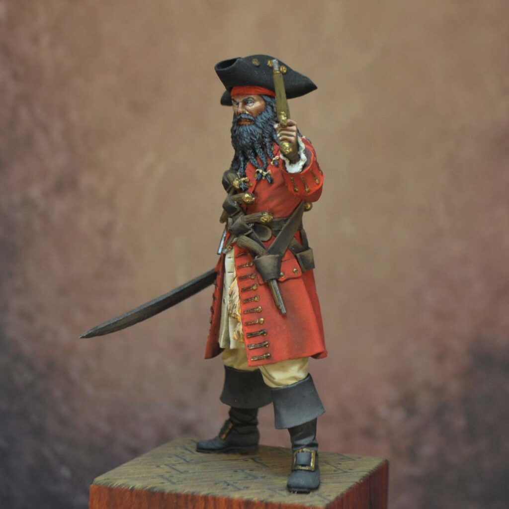 Edward Teach ‘Blackbeard’, 1680-1718 - Art Girona