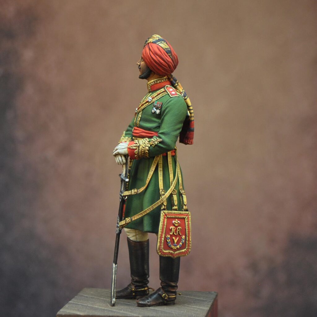 Risaldar, 5th Punjab. Cavalry Frontier Force, 1900 - Art Girona